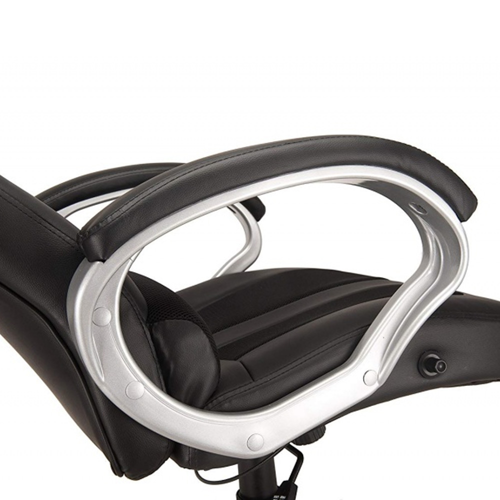 RayGar Deluxe Padded Sports Racing, Gaming & Office Chair - Black ...