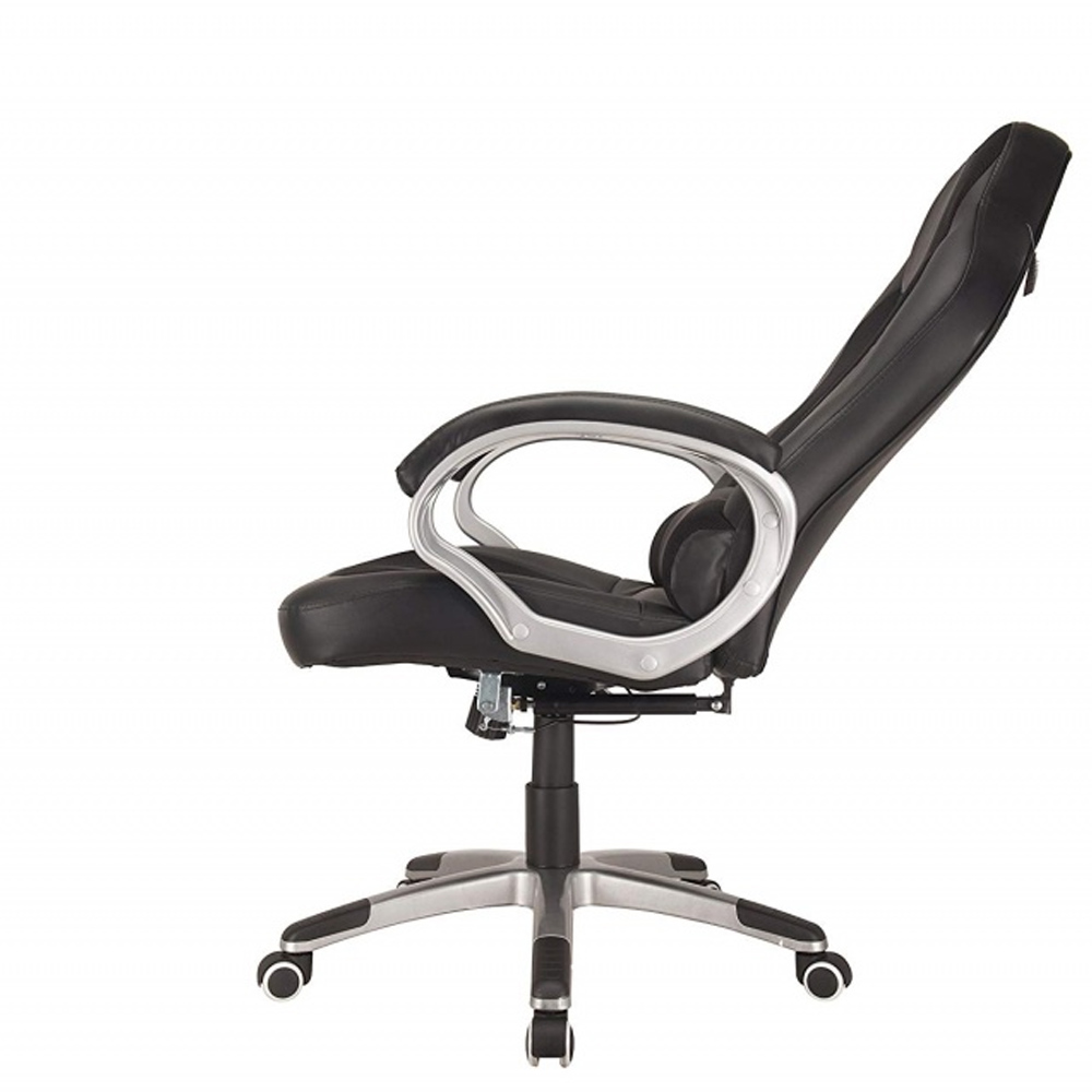 RayGar Deluxe Padded Sports Racing, Gaming & Office Chair - Black ...
