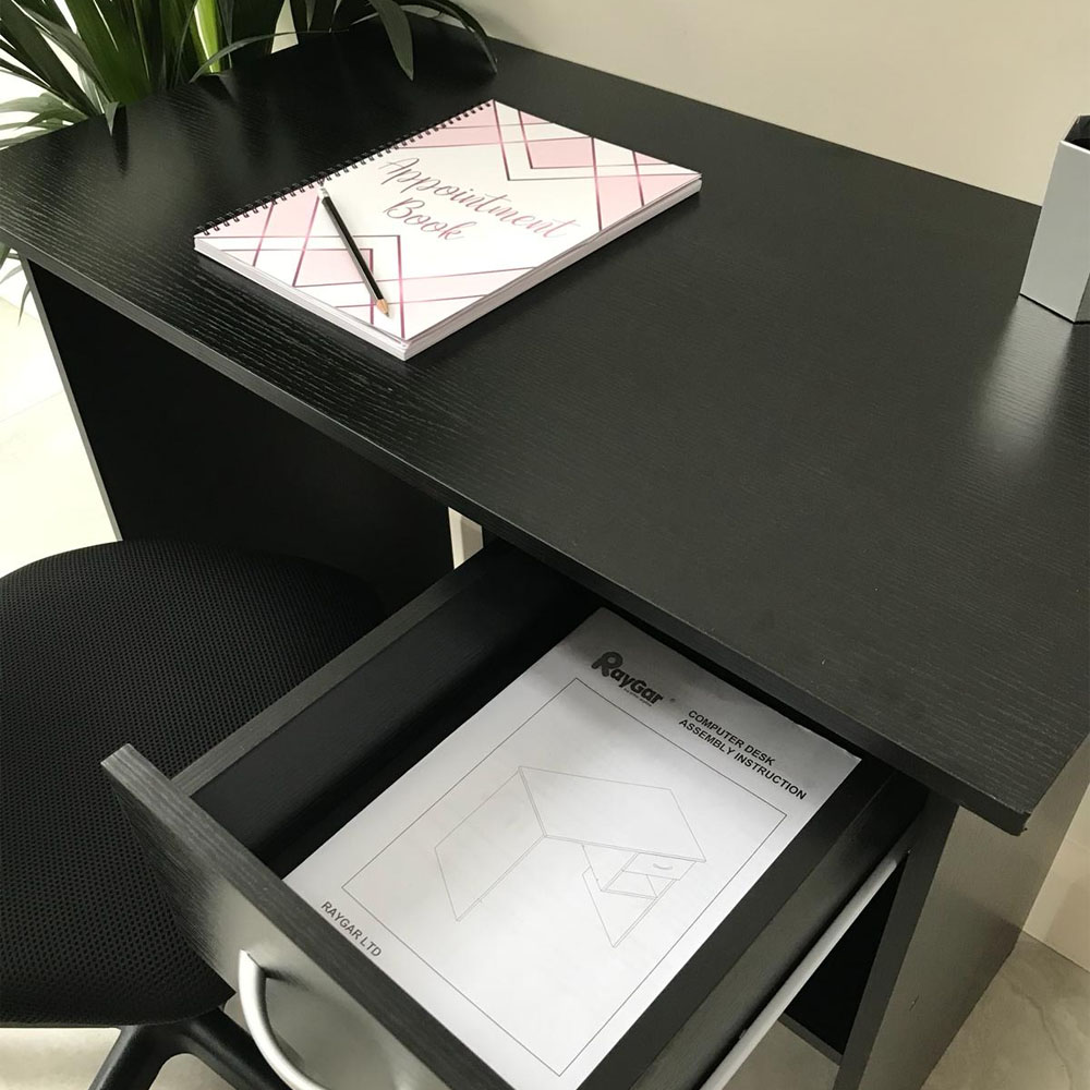 Computer Desk and Chair Office Set - Black | Free & Fast P&P
