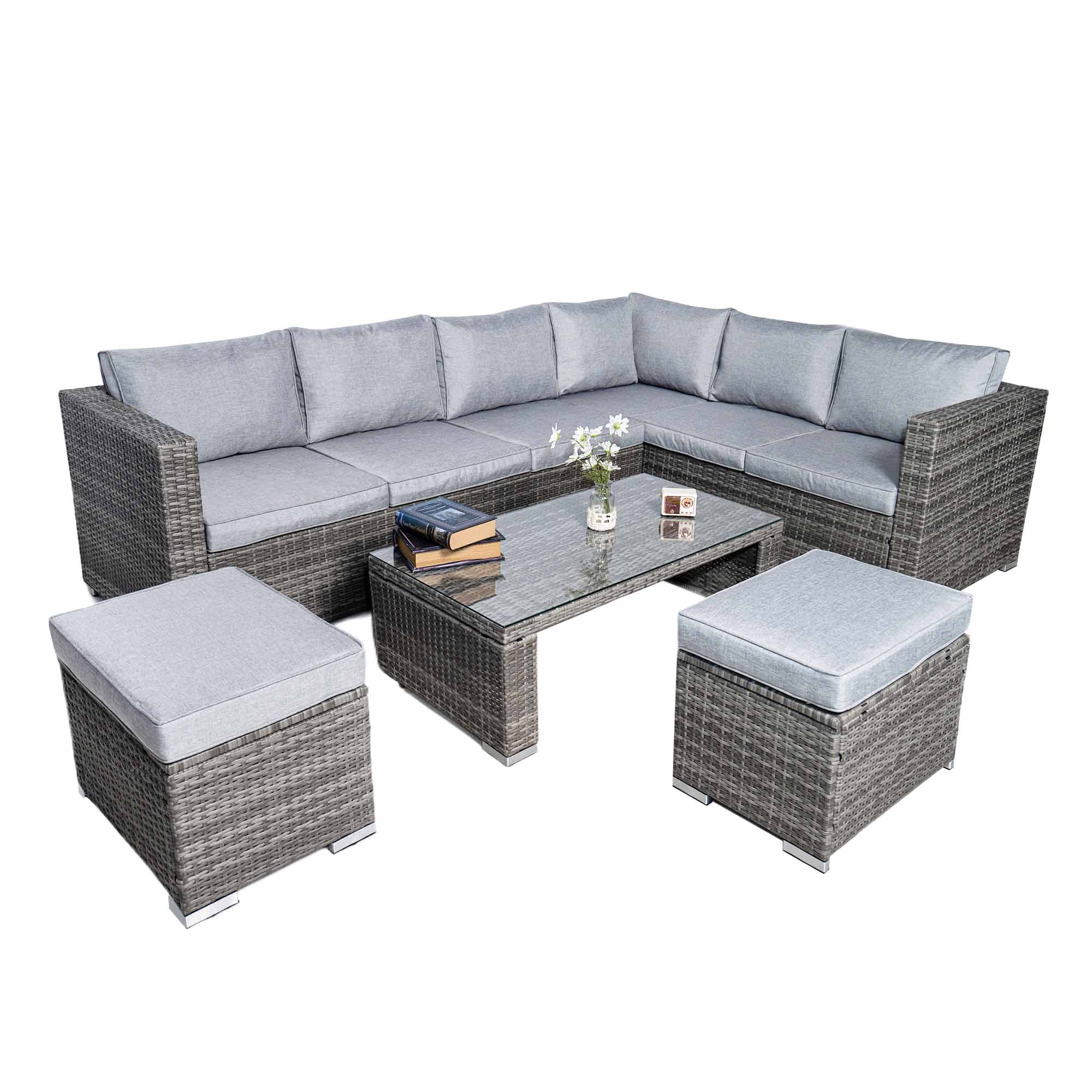 Rattan Corner Garden Furniture Miami Rattan Garden Furniture Set